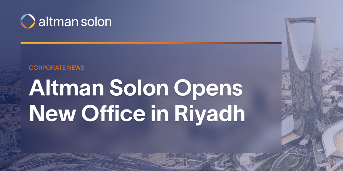 Altman Solon Opens New Office in Riyadh | TMT Consulting