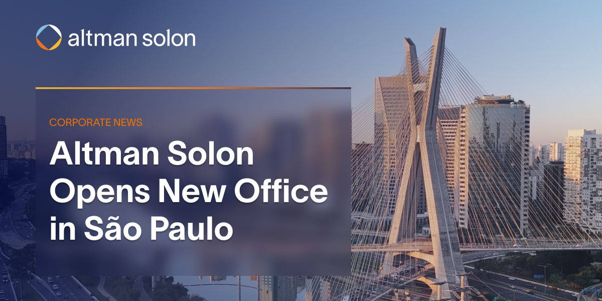 Altman Solon Opens New Office in São Paulo | TMT Consulting