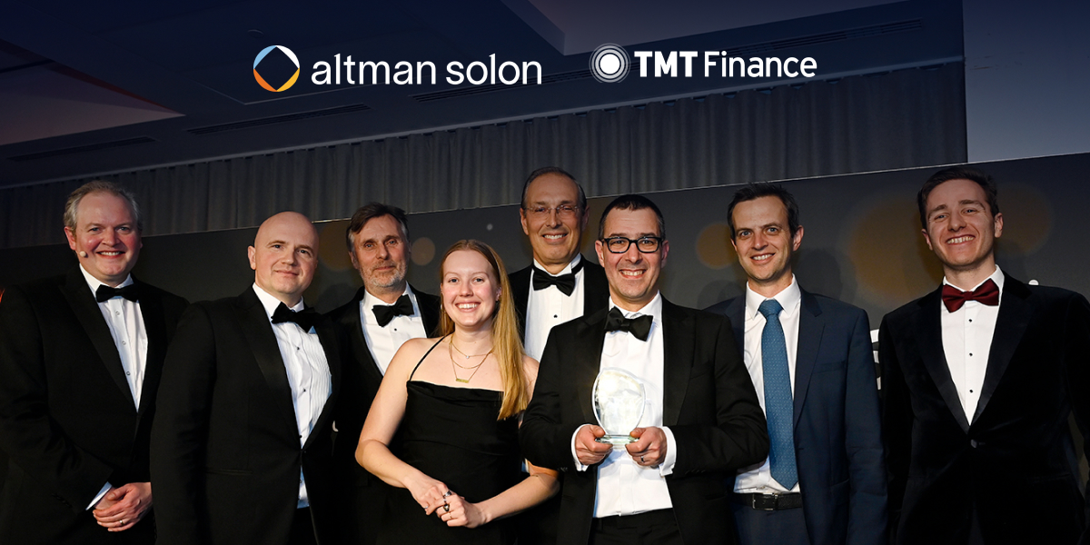 Altman Solon Wins TMT Due Diligence Advisor of the Year | Altman Solon