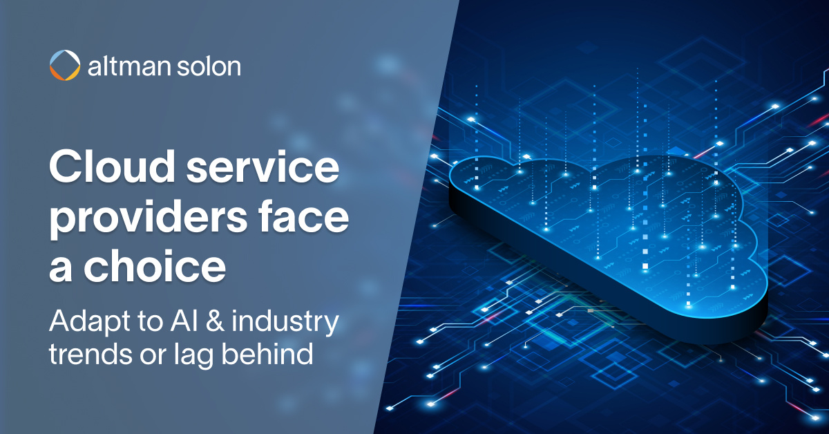Cloud Service Provider Trends | Technology Consulting | Altman Solon