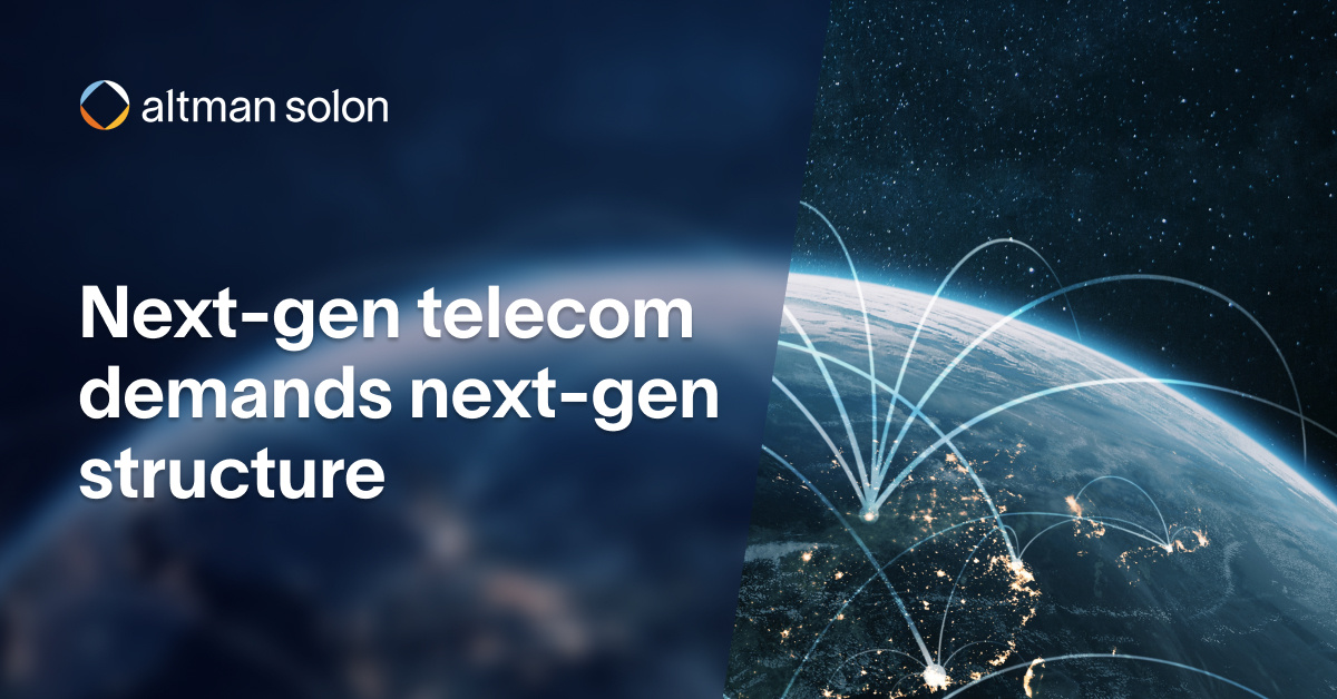 Telcos Achieve Efficiencies Through New Operating Model | Altman Solon